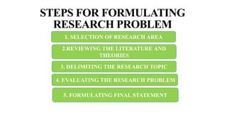 Research problem or question | PPTX