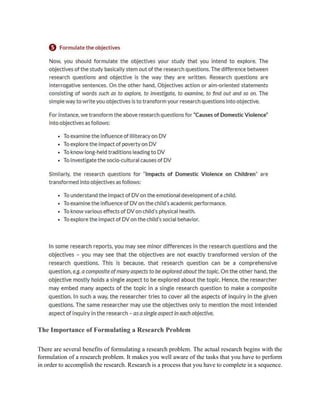 Research problem & research design | PDF