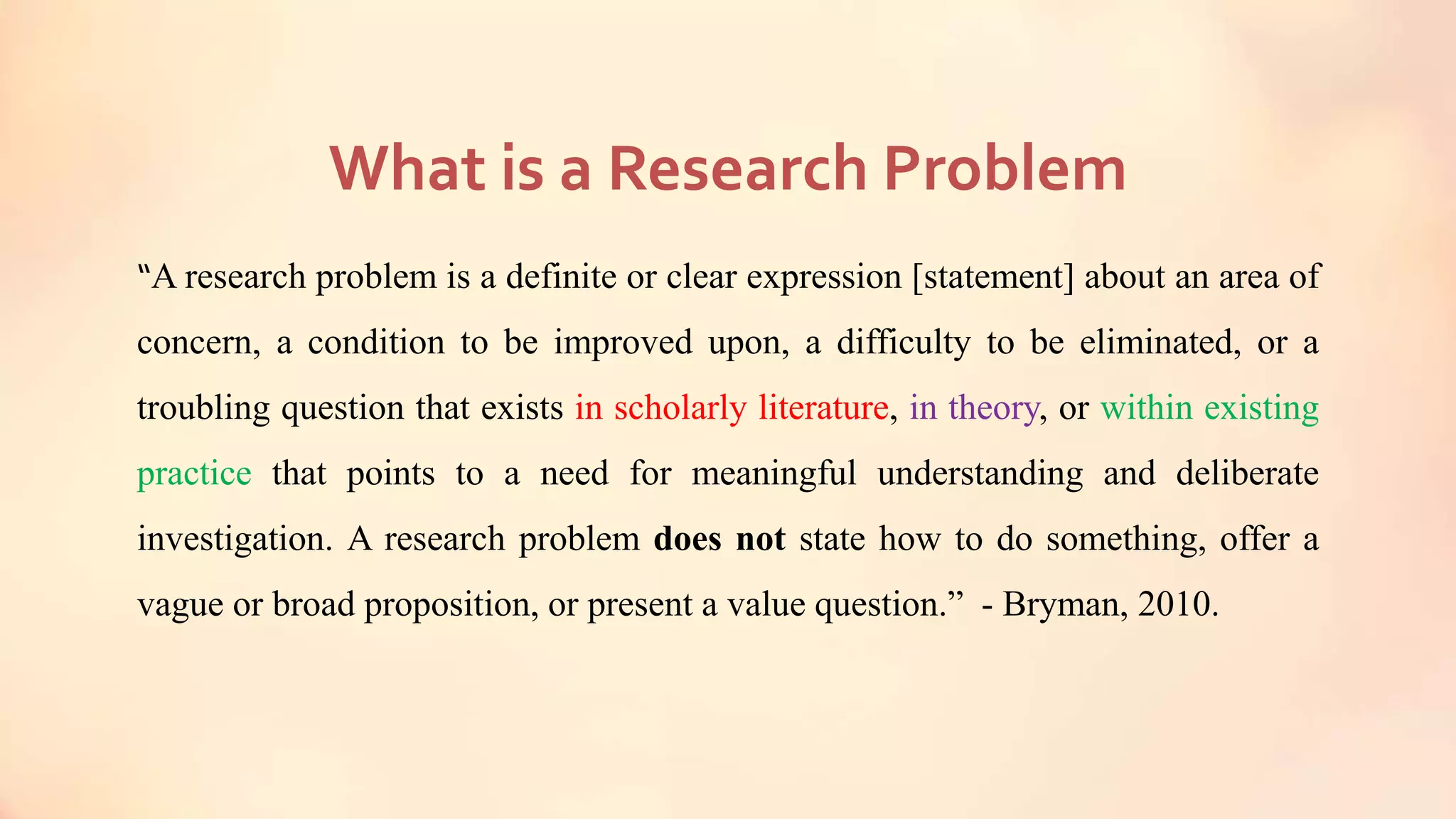 Research Problem Statement Pptx Educational Assessment Education