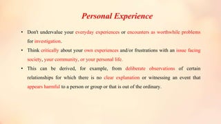 Research problem statement | PPTX