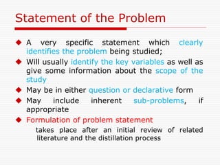 RESEARCH PROBLEM & TYPES OF VARIABLES.pptx