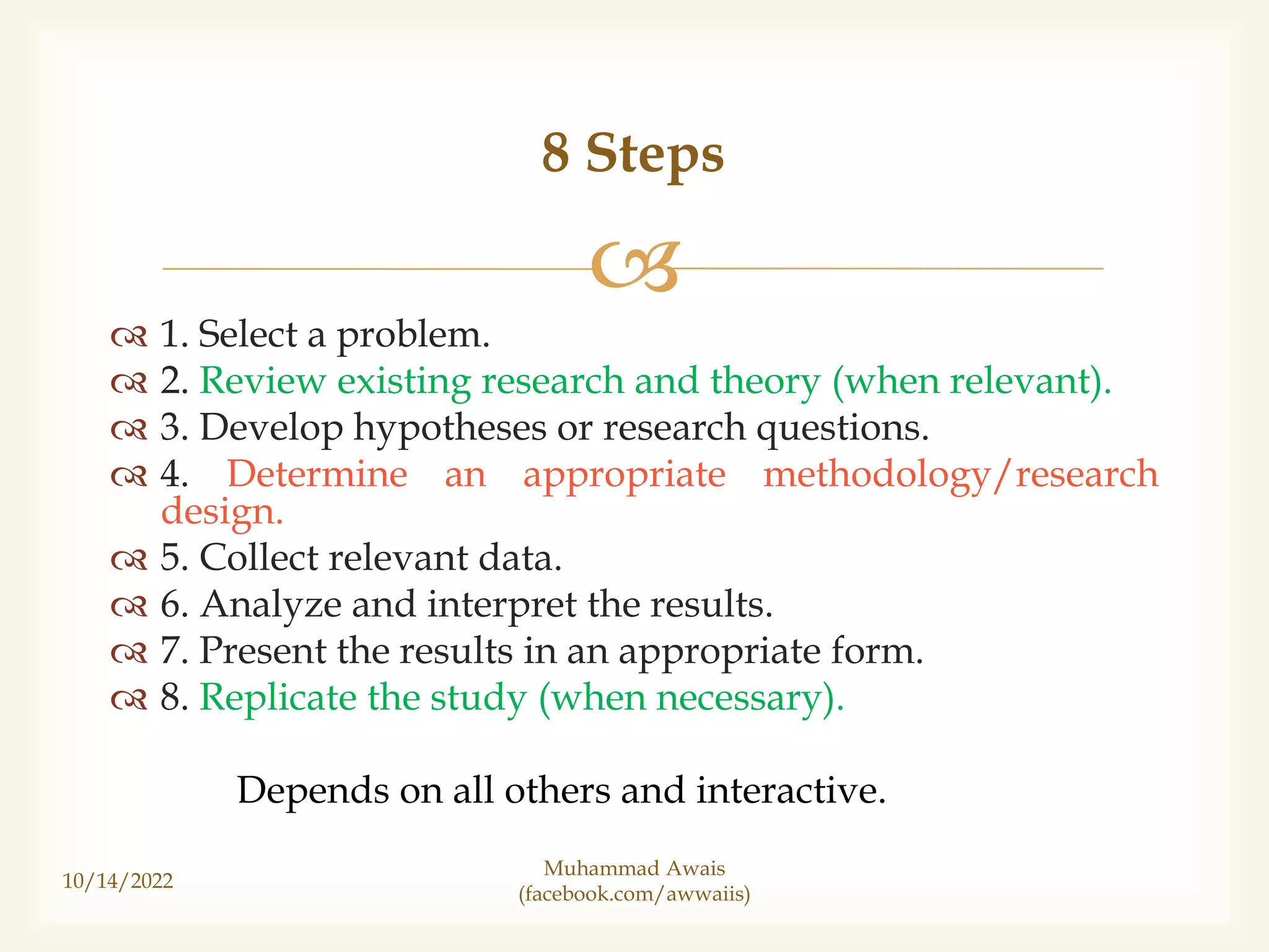Research Procedures - Steps of Research - Mass Media Research.pptx