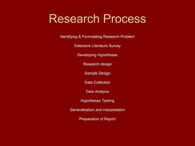 Research process | PPT
