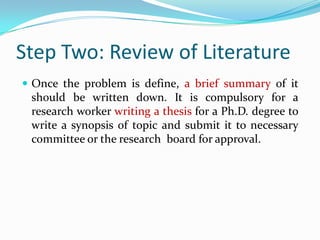 Research process | PPT