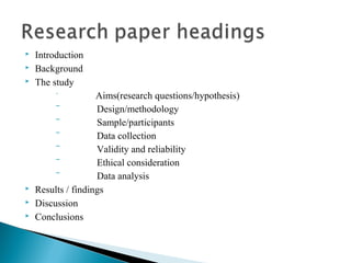 Research process | PPT