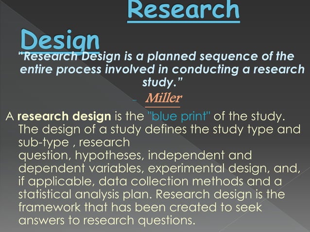 Research Process and Research Design. | PPT