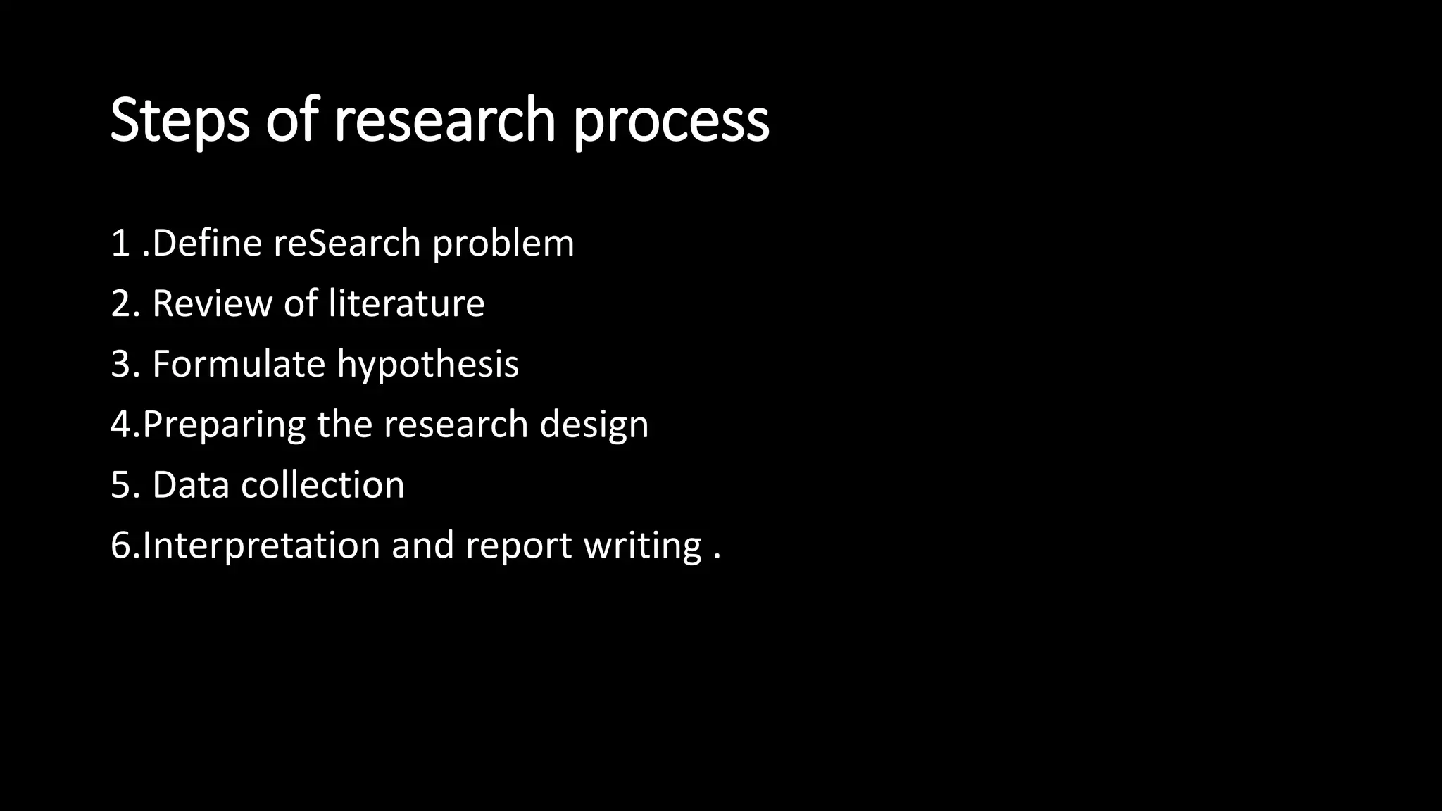 Research process .... | PPTX | Science