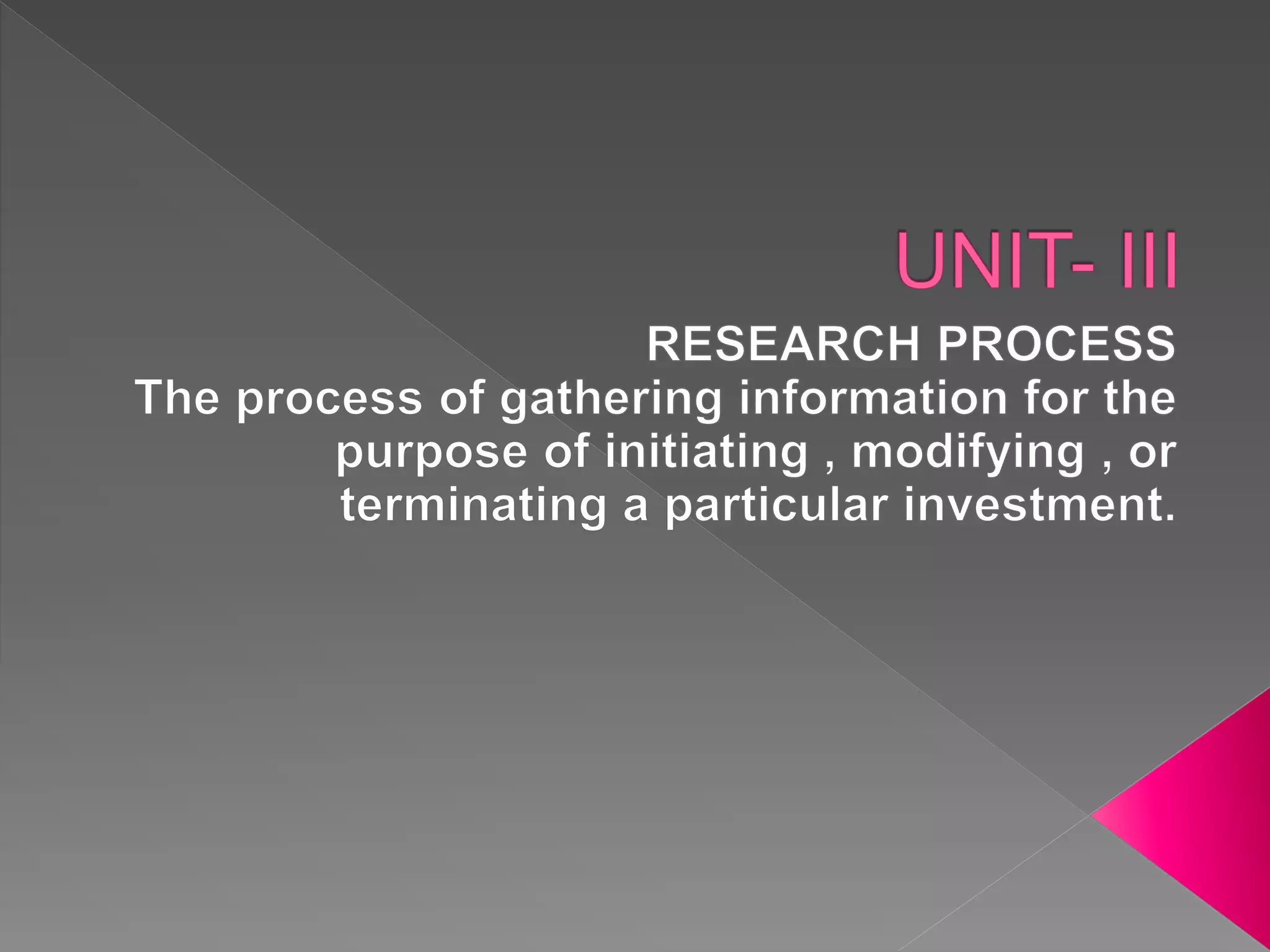 Research process | PPT