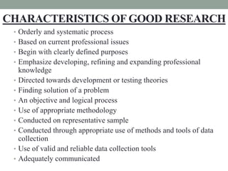 Research and Research Process.P | PPTX