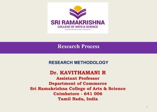 Research Process and Motivation for research | PPTX