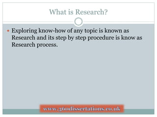Research Process Explained | PPTX
