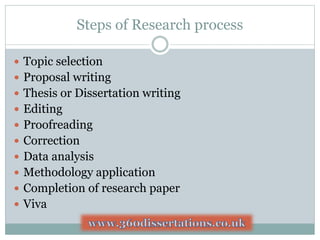Research Process Explained | PPTX