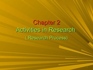 Research process By Mr Peng Kungkeae | PPT | Science