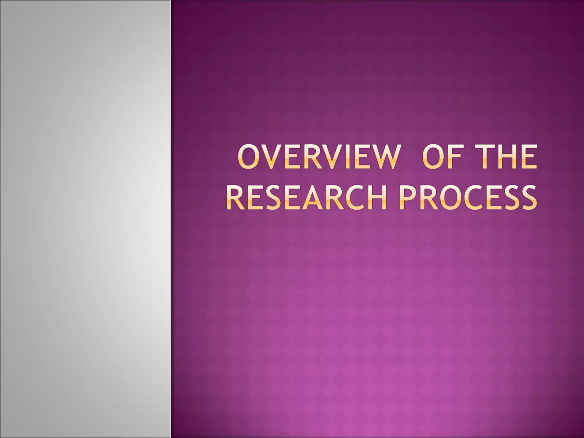 Research process | PPT
