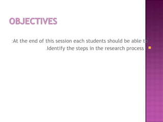 Research process | PPT