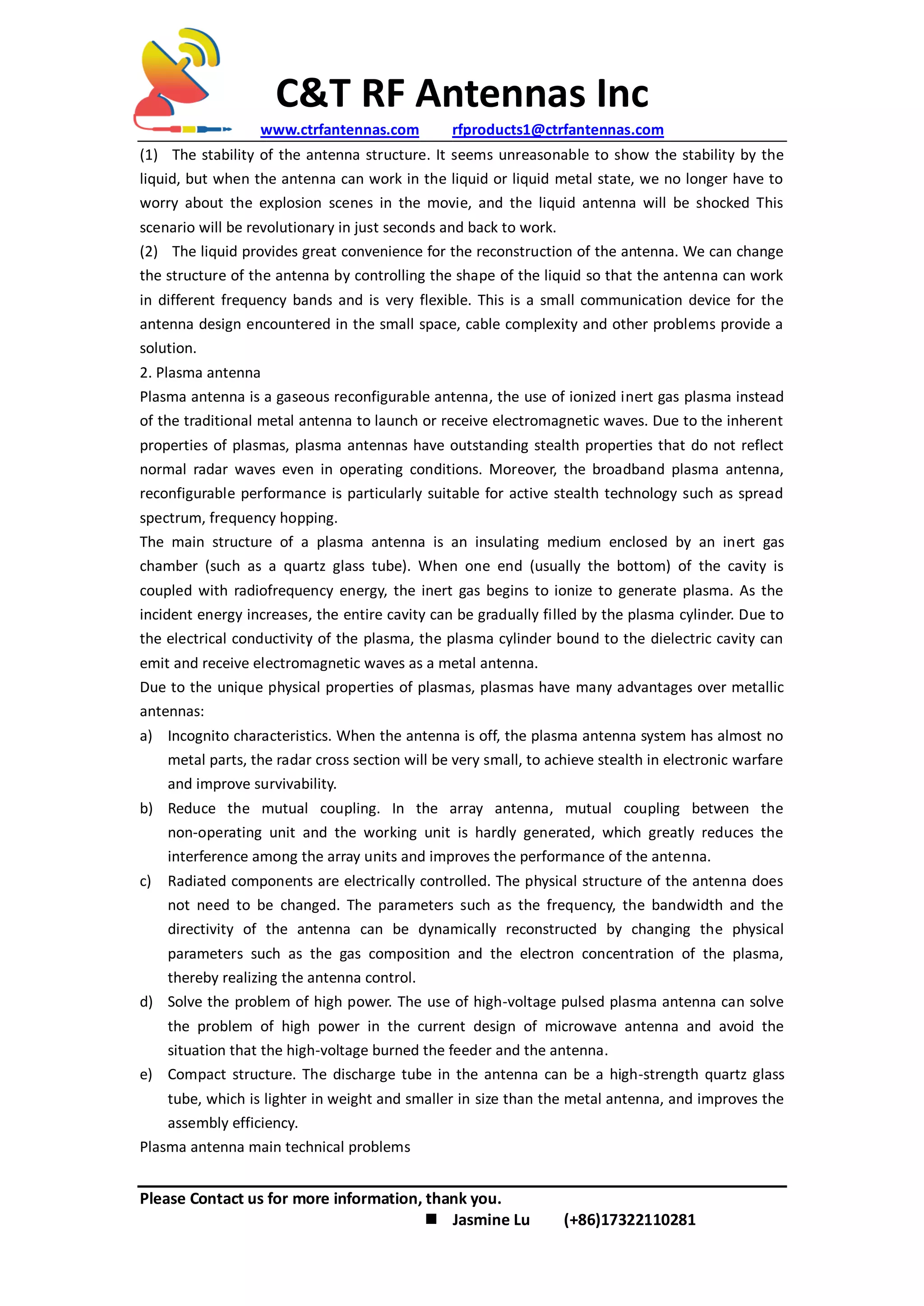 Research progress of new antenna technology | PDF