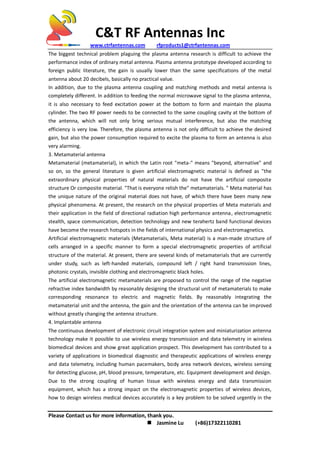 Research progress of new antenna technology | PDF