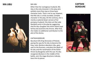 Alfred Jarry and the Ubu Plays - Historical Context | PPTX