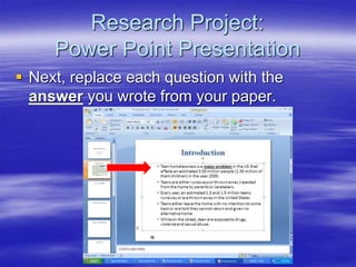 Research Project | PPT