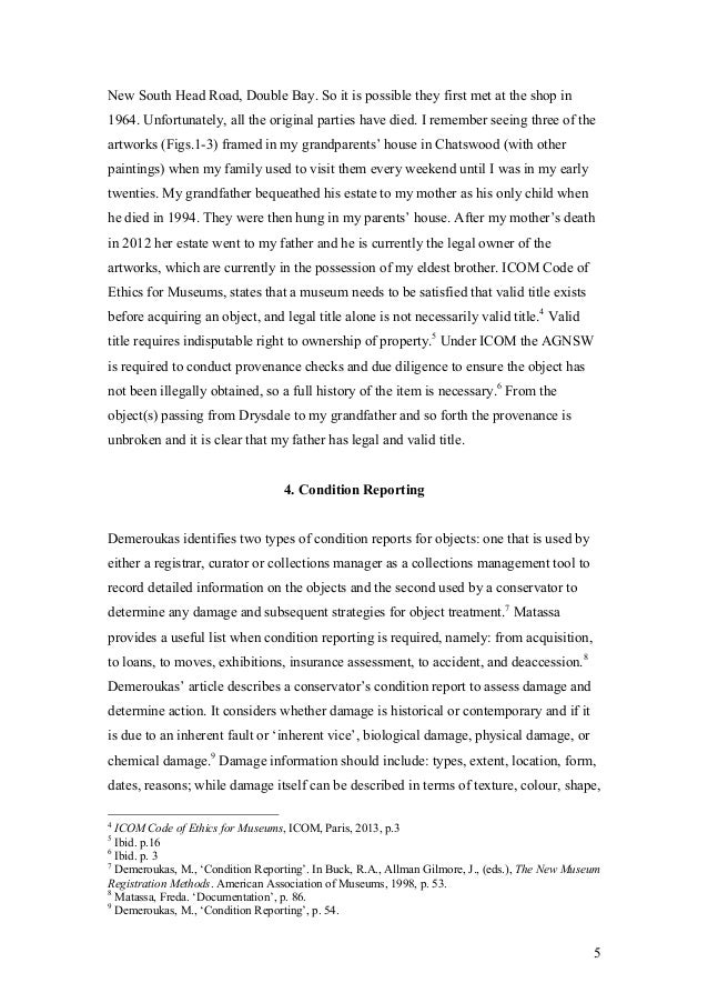 Museum Condition Report Template - rangofficial