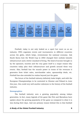 Research project - The Global Football Industry | DOCX