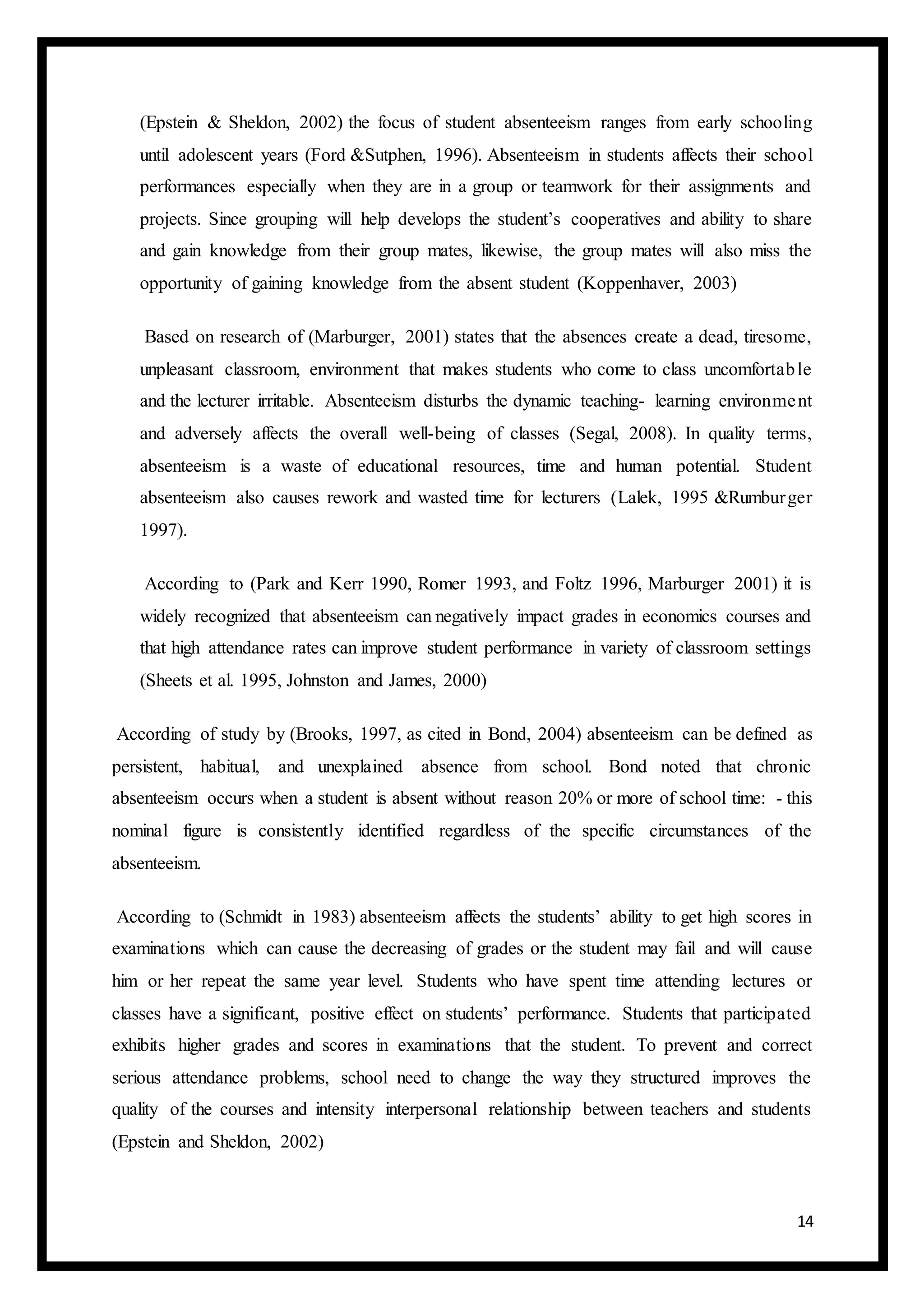 EFFECT OF ABSENTEEISM ON STUDENTS PERFORMANCE.docx
