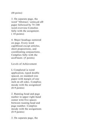 Research ProjectCourseBADM532 – Organizational BehaviorPurpo | DOCX