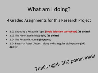 Research project Overview | PPT