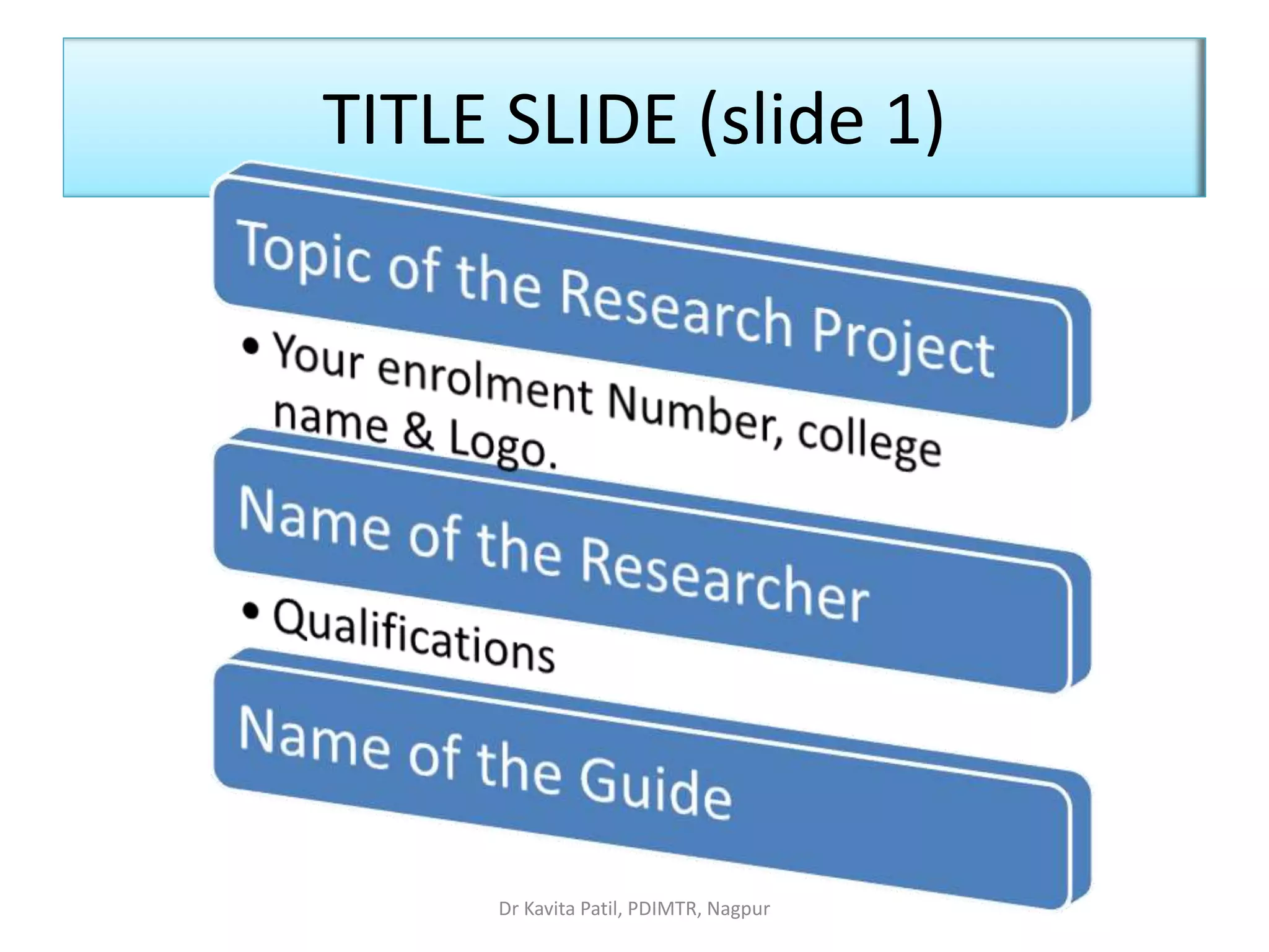 Research project ppt for students | PPTX | Business and Finance