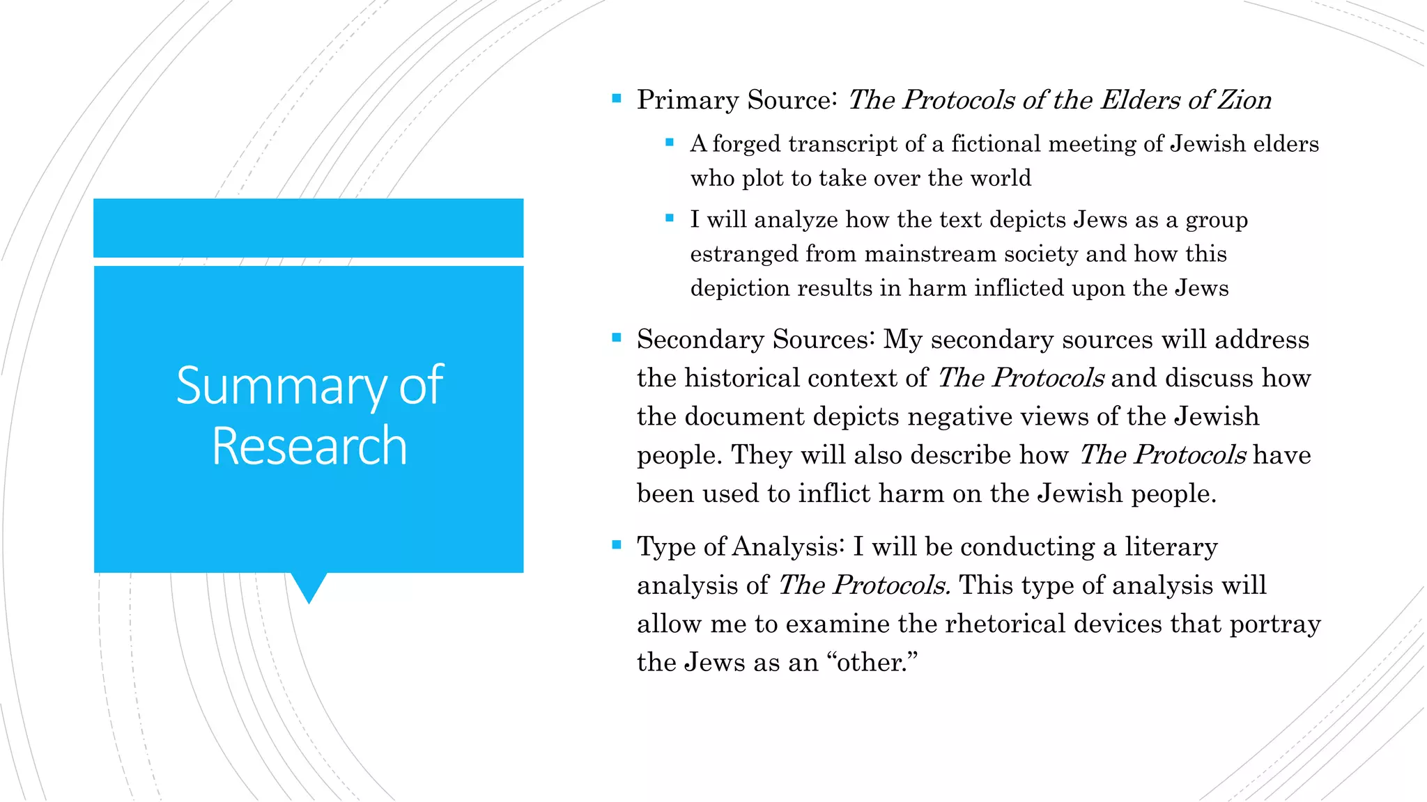 Research project prospectus | PPTX