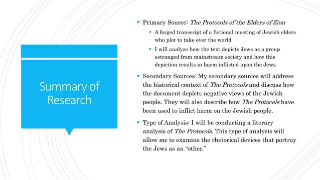 Research project prospectus | PPTX