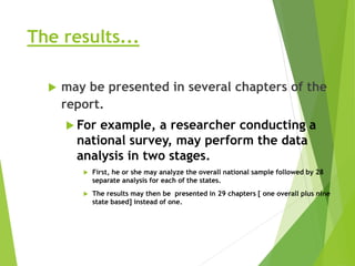 Research project report | PPTX