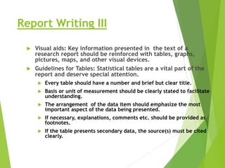 Research project report | PPTX