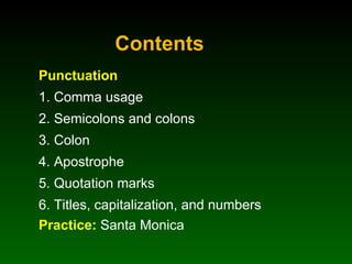 Punctuation | PPT