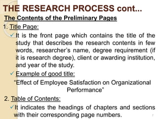 Research proposal | PPTX
