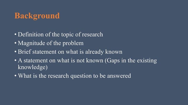 Research proposal in research methodology
