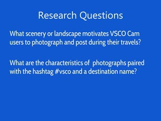 VSCO: A Millennial's Virtual Gallery Usability Research Proposal | PDF