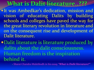 Dalit Autobiography........... | PPTX