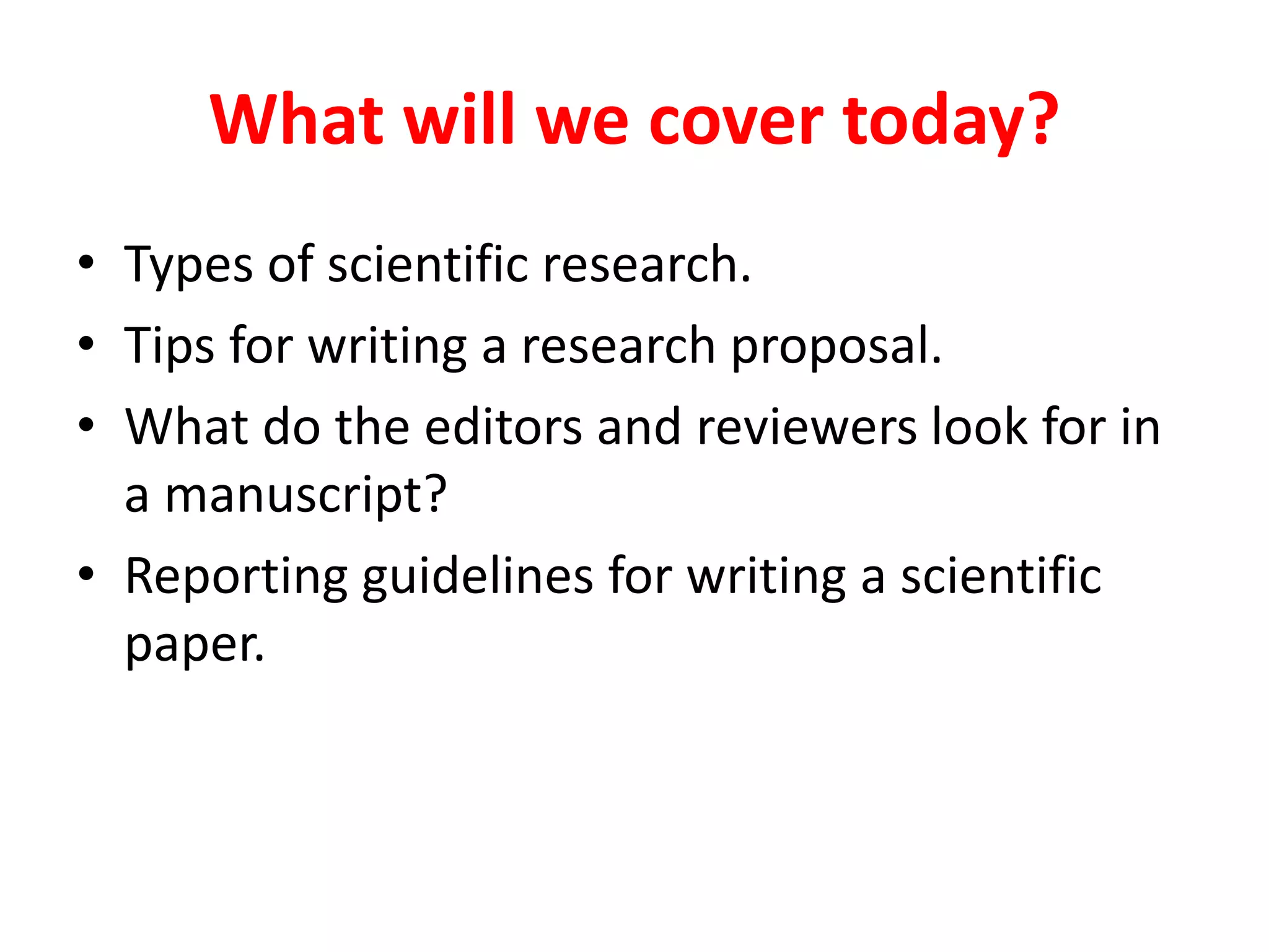 How to write and publish a research proposal | PPTX