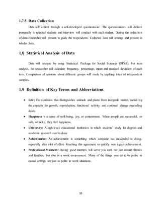 Research proposal | DOCX | Undergraduate Education | College Education