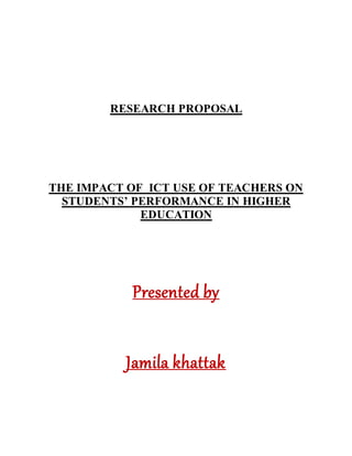 Research proposal | DOCX