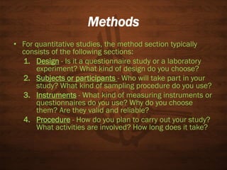 Research proposal: How to Write a Research Proposal | PPT