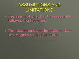 Research proposal | PPT