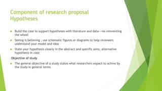 Research proposal | PPTX