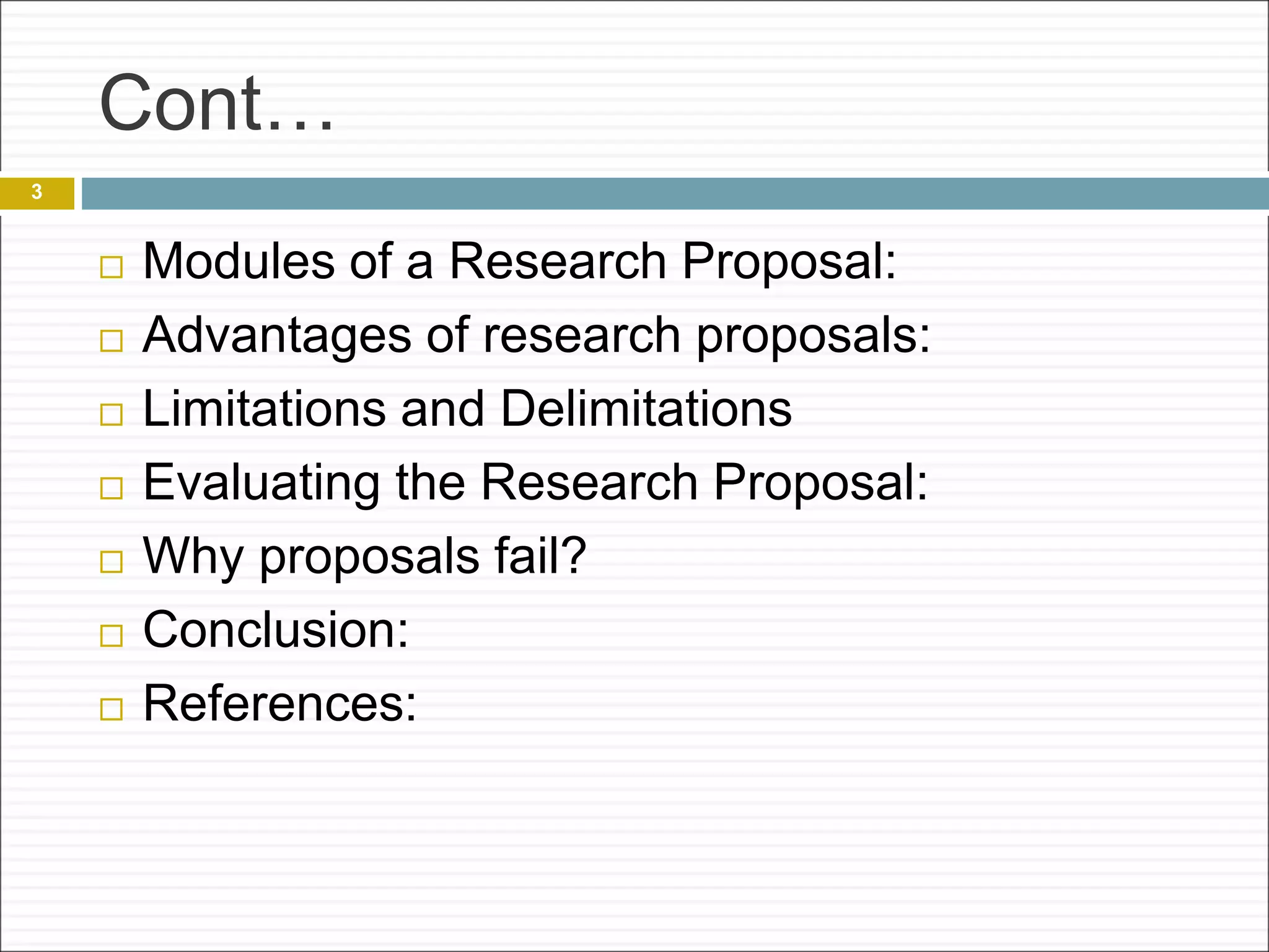 Research PROPOSAL | PPT
