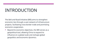 research proposal on THE BRI and China's geopolitical initiative | PPT