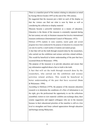 Research proposal museum magnet school program | PDF