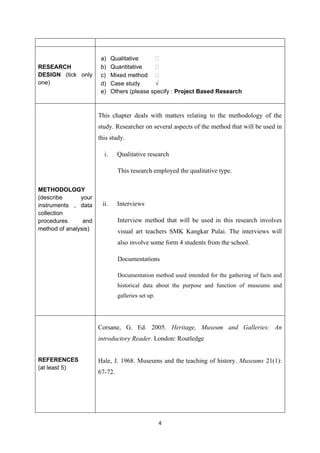 Research proposal museum magnet school program | PDF