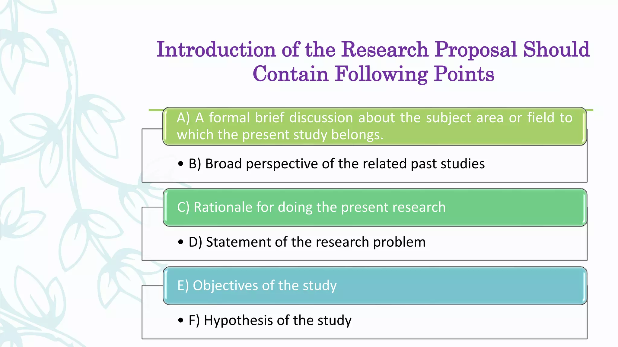 preparing a Research proposal | PPTX