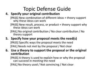 Research Proposal 2 - How to Defend Your Problem/Thesis Statement | PPSX